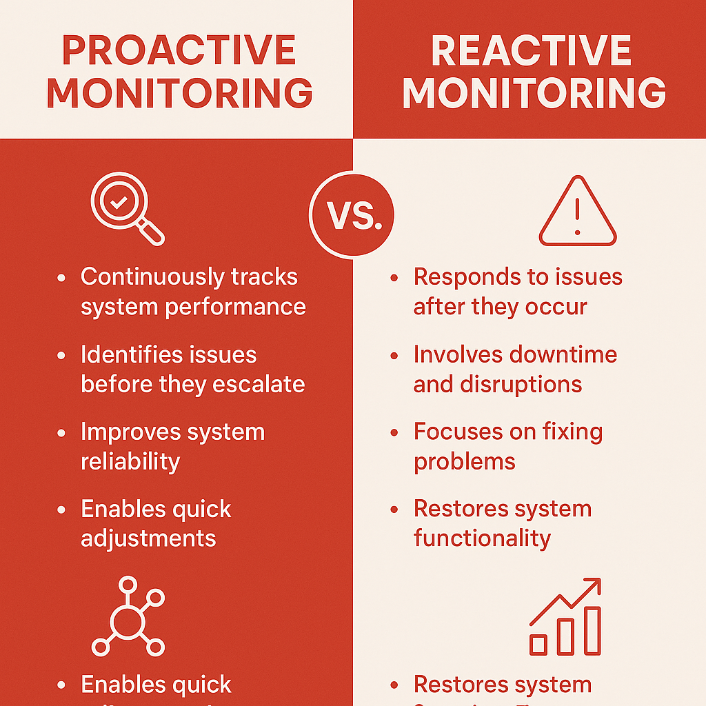 Proactive Monitoring vs. Reactive Monitoring - Adivi